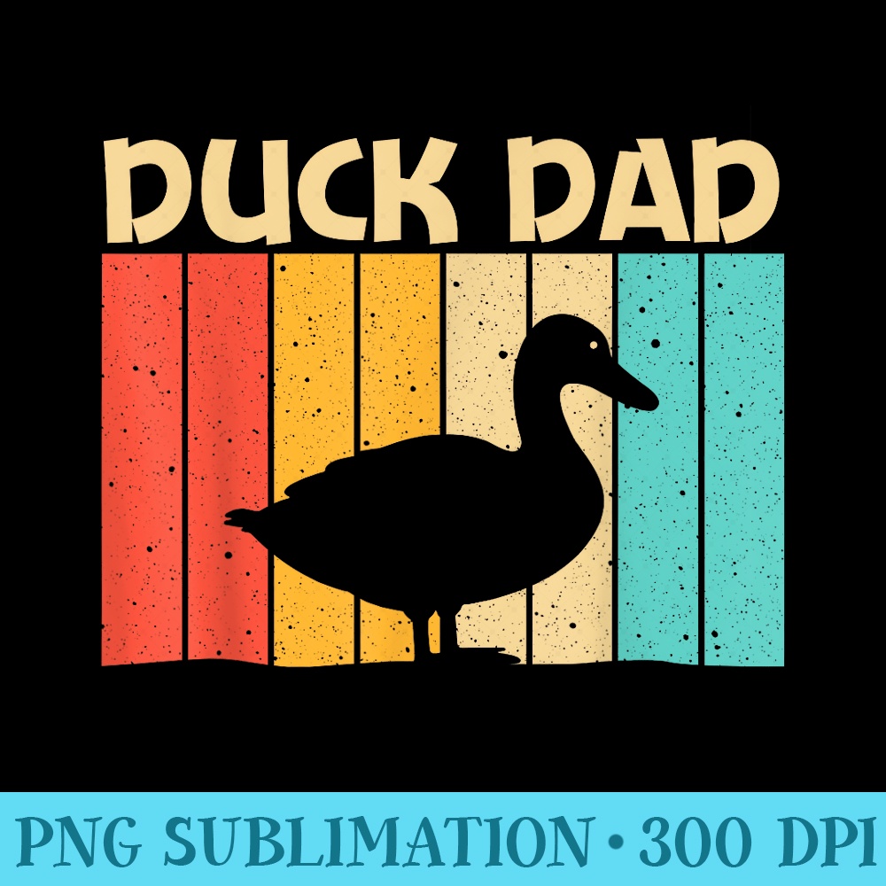 Funny Duck Design For Dad Father Duck Farmer Hunting Lovers | Inspire ...