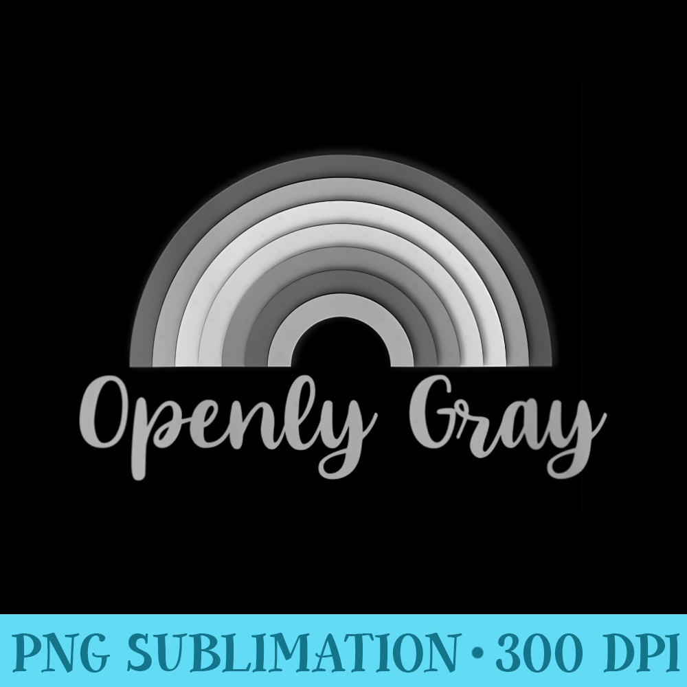 Womens Openly Gray Gray Rainbow for a Gray Haired Friend - P | Inspire ...
