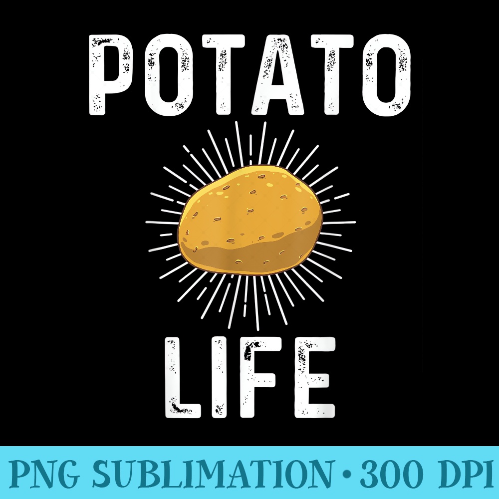 Funny Potato For Cute Potato Tater Spud Lover - PNG Image Do | Inspire ...