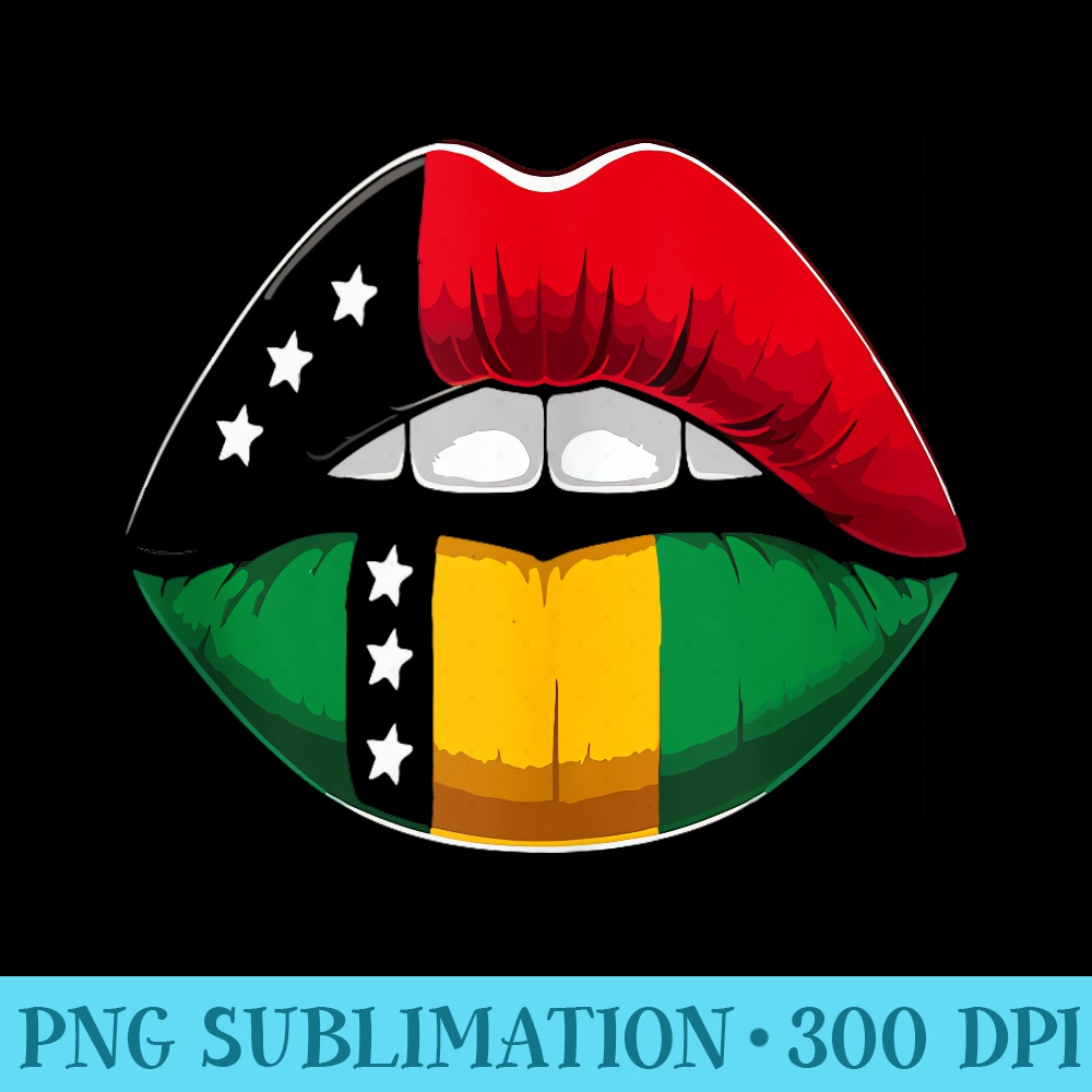 African Lips Flag Melanin Black History Month Pride Women - | Inspire ...