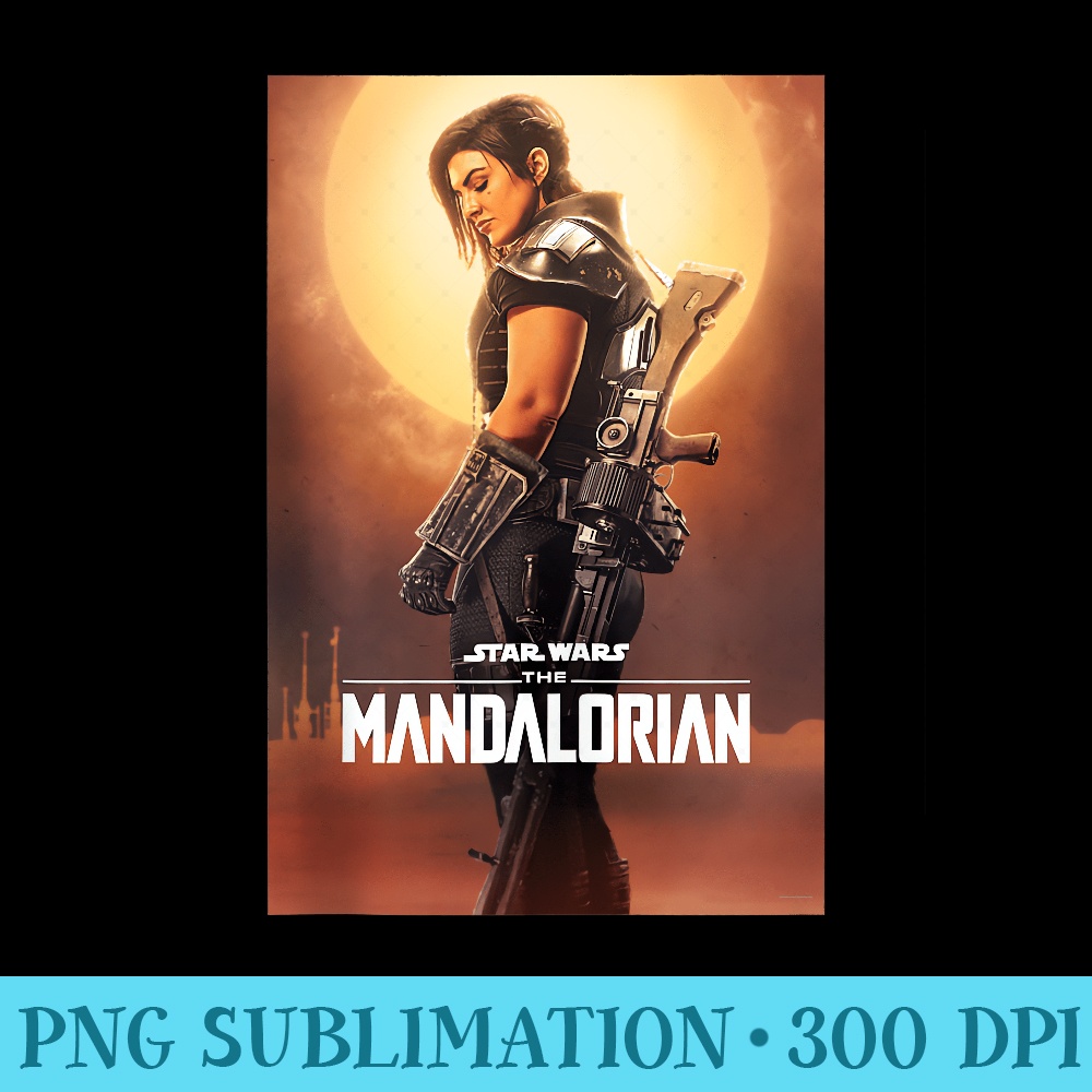 Star Wars The Mandalorian Cara Dune Poster - Sublimation cli | Inspire Uplift