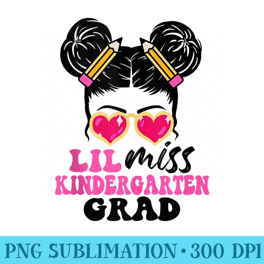 Little Kindergarten Grad cute Graduation Graduated Girls - D | Inspire ...