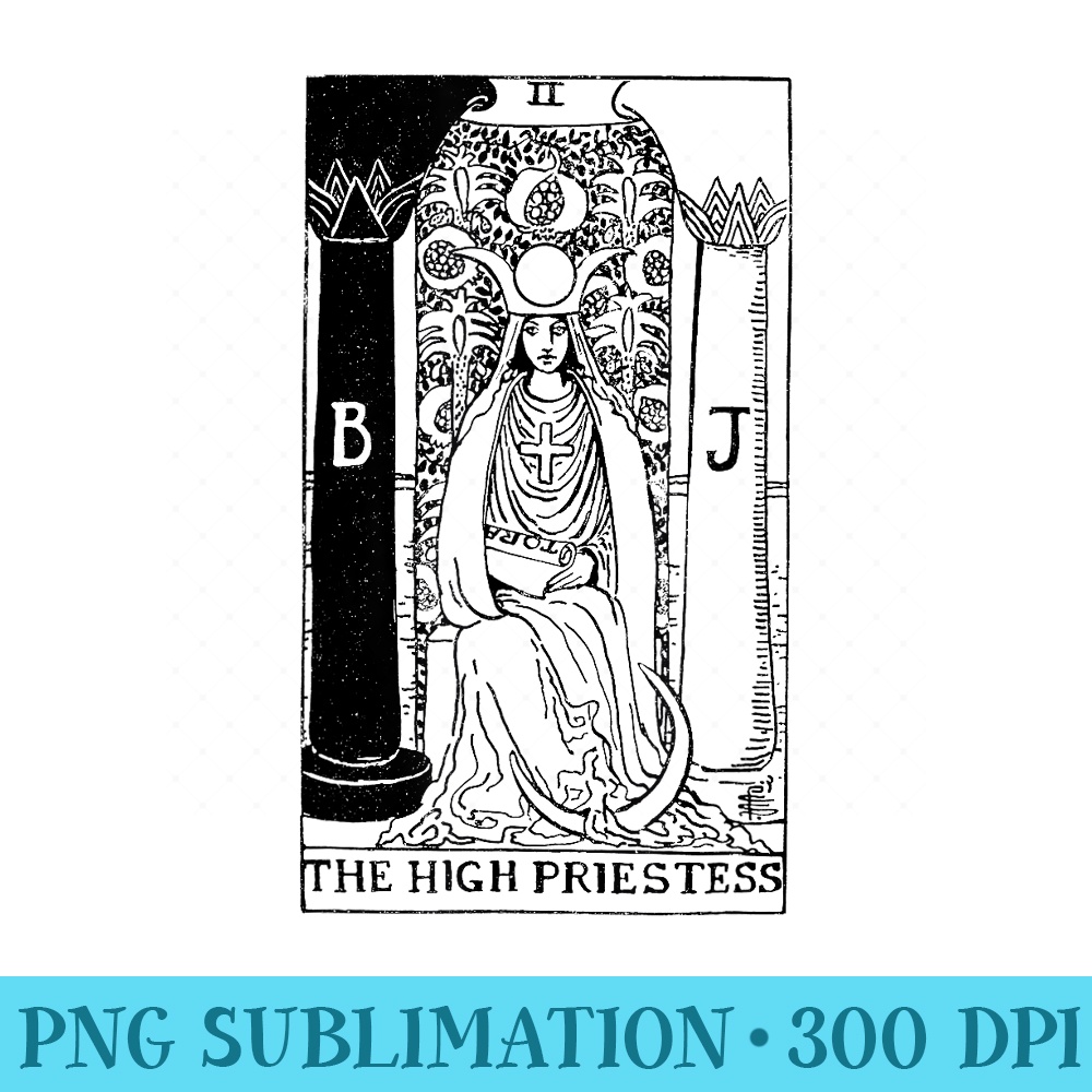 High Priestess Magick Occult Tarot - PNG Templates Download | Inspire ...