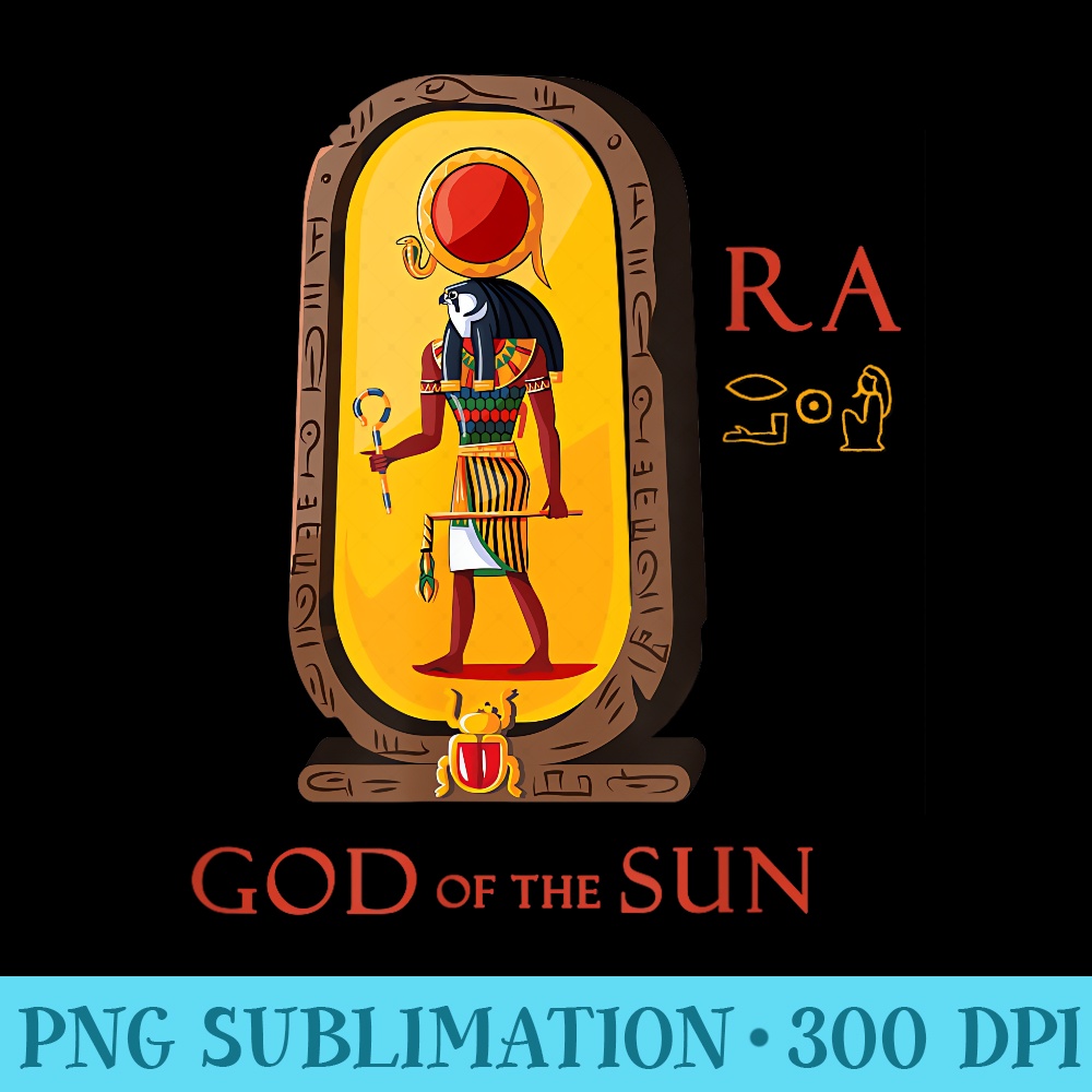 RA Ancient Egyptian God of the Sun - Sublimation graphics PN | Inspire ...