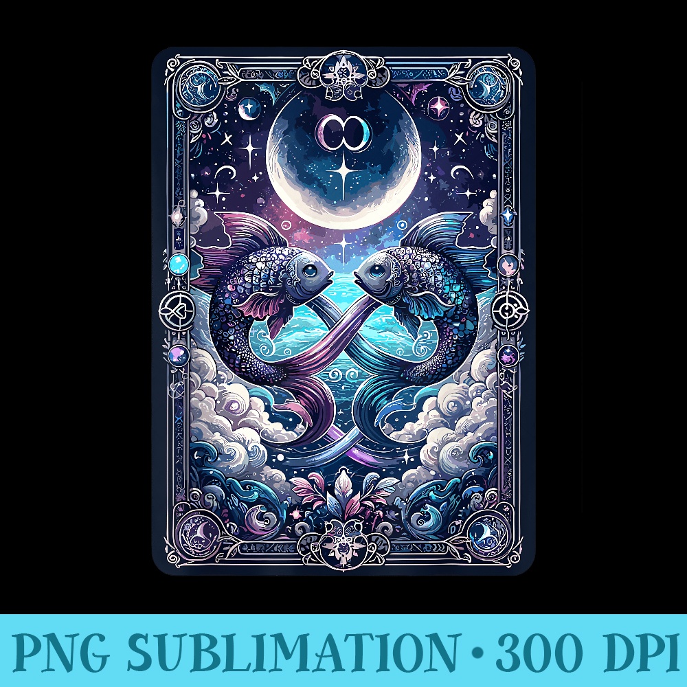 Pisces Fish Tarot Card Zodiac Horoscope Water Astrology Sign | Inspire ...
