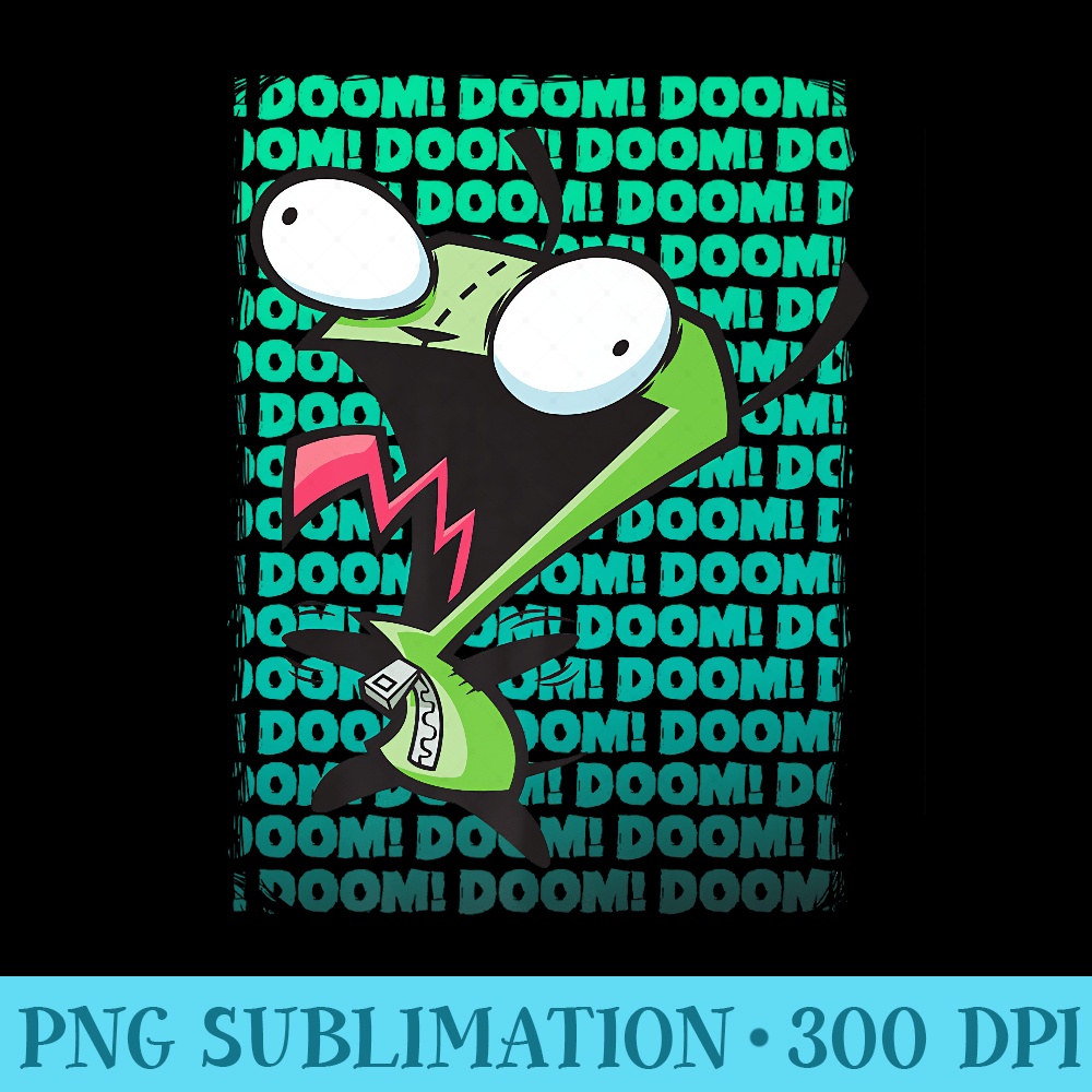 Nickelodeon Invader Zim GIR Impending DOOM Song Premium - PN | Inspire ...