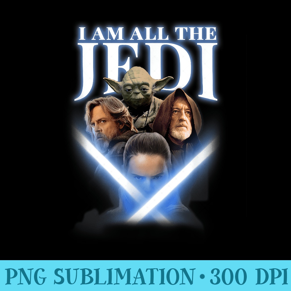 Star Wars Group Shot I Am All The Jedi - PNG Download Resour | Inspire ...