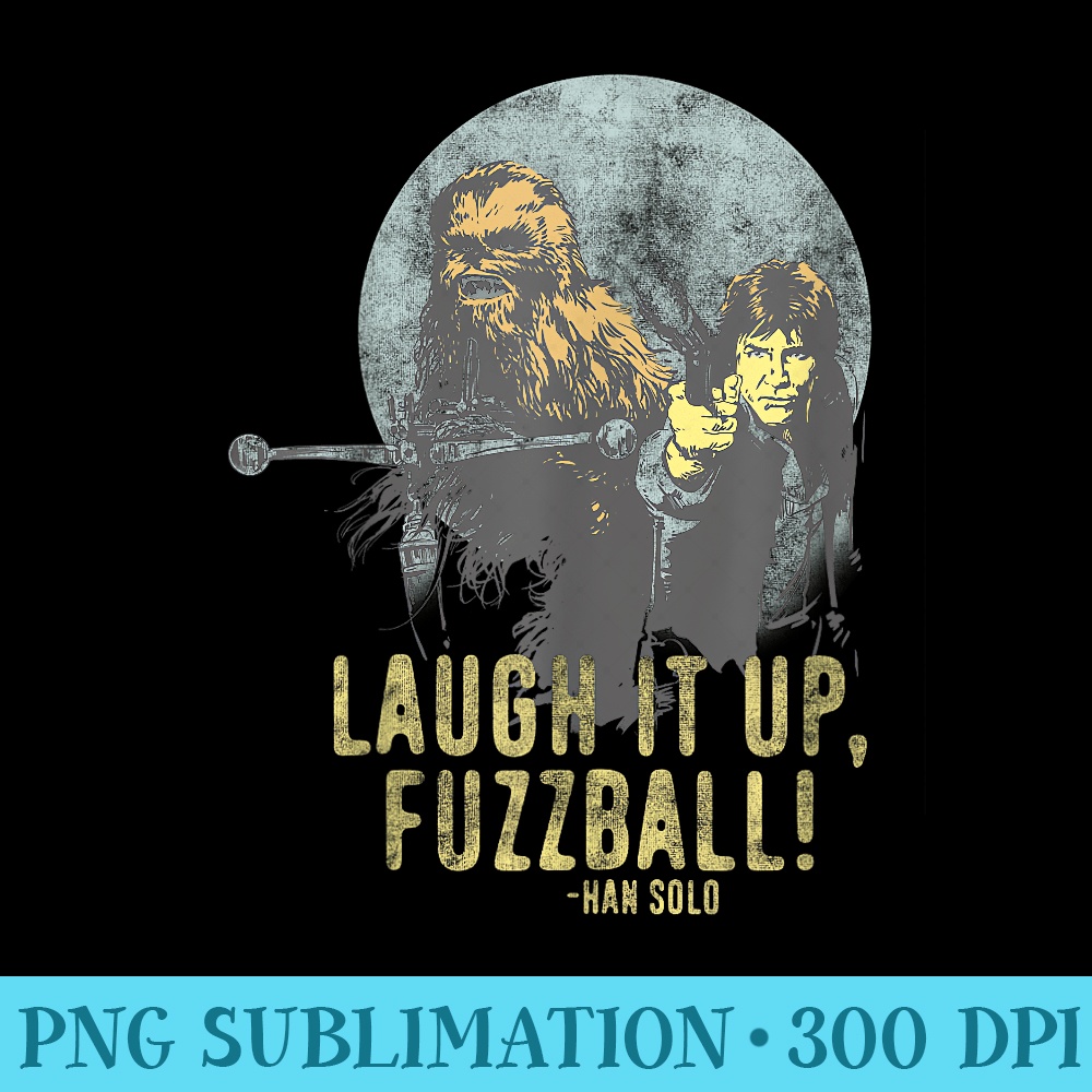 Star Wars Classic Laugh It Up Fuzzball Distressed Poster - S | Inspire ...
