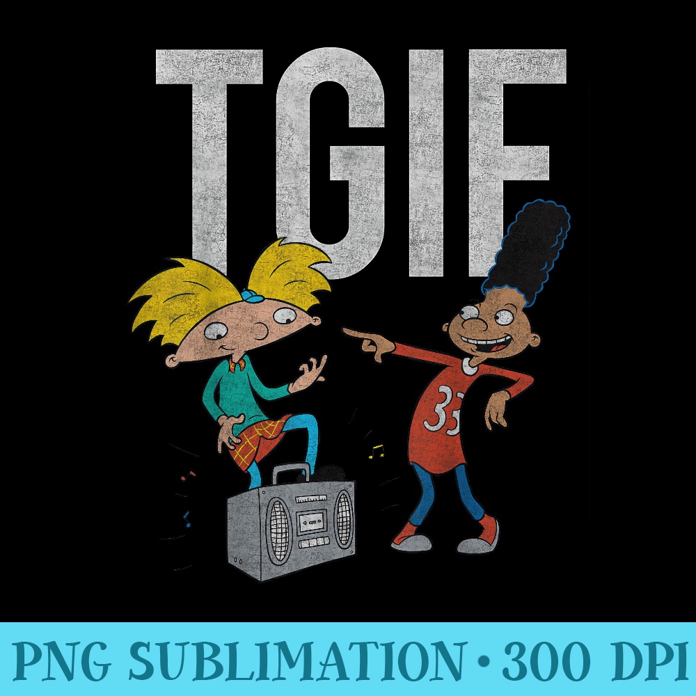 Nickelodeon Hey Arnold TGIF Graphic T - PNG Download Library | Inspire ...