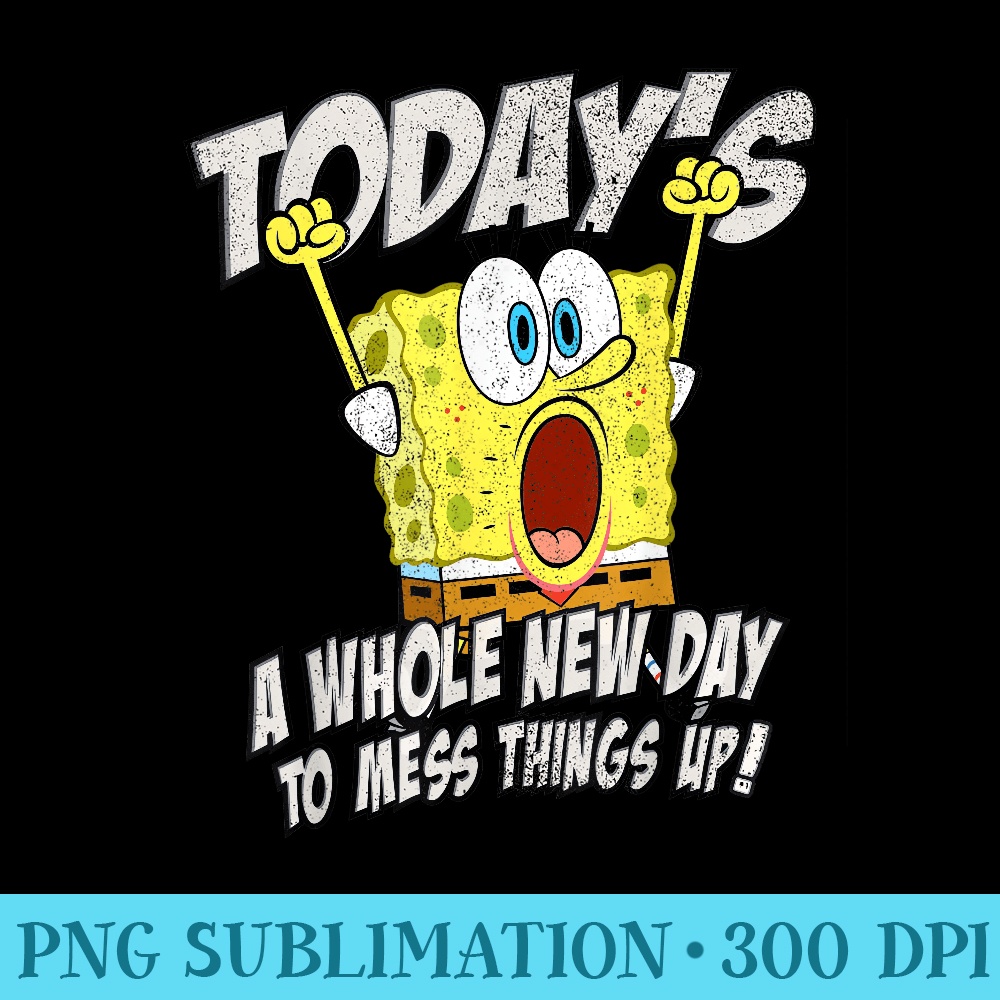 Spongebob SquarePants Todays A Whole New Day T - Download PN | Inspire ...