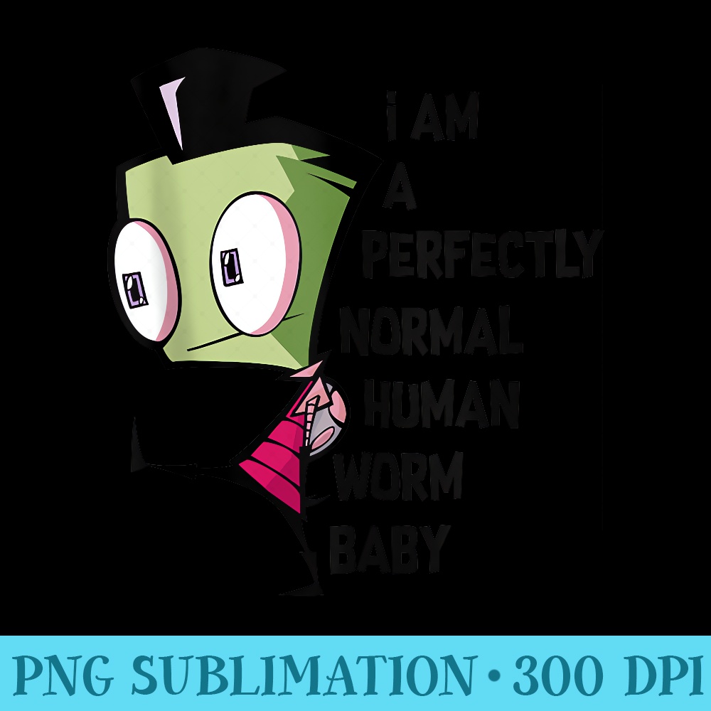 Nickelodeon Invader Zim Perfectly Normal Png Download Gall Inspire