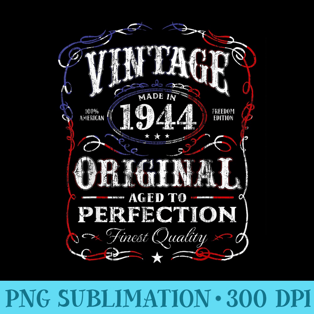 Vintage Made In 1944 T 74th Birthday - PNG Download Gallery - Inspire ...