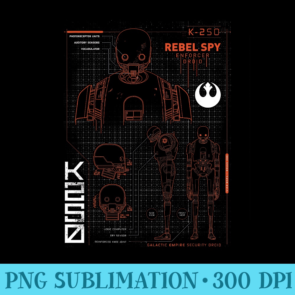 Star Wars K2SO Schematic - Download PNG Files | Inspire Uplift