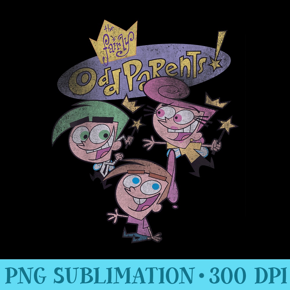 Nickelodeon The Fairly OddParents Cosmo and Wanda T - PNG Do | Inspire ...