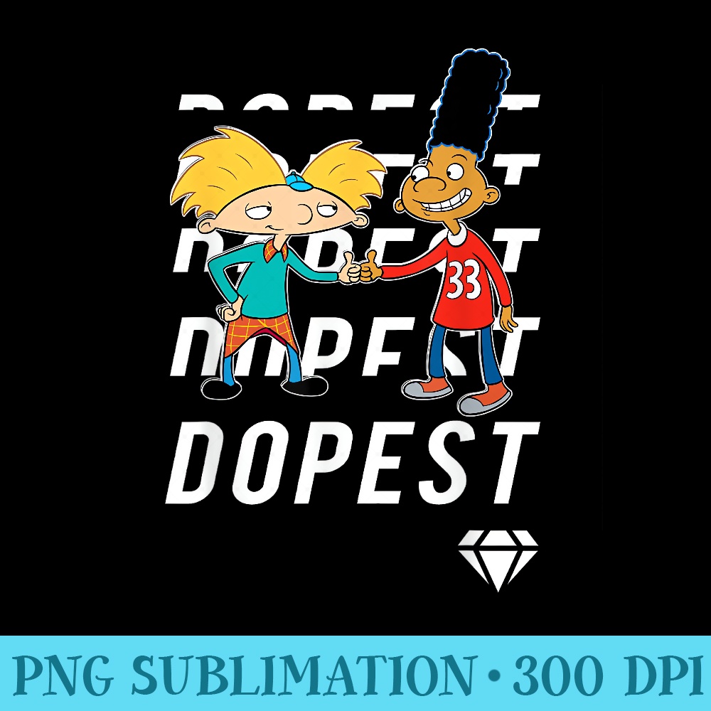 Nickelodeon Hey Arnold Dopest Hand Shake T - PNG Download Re | Inspire ...