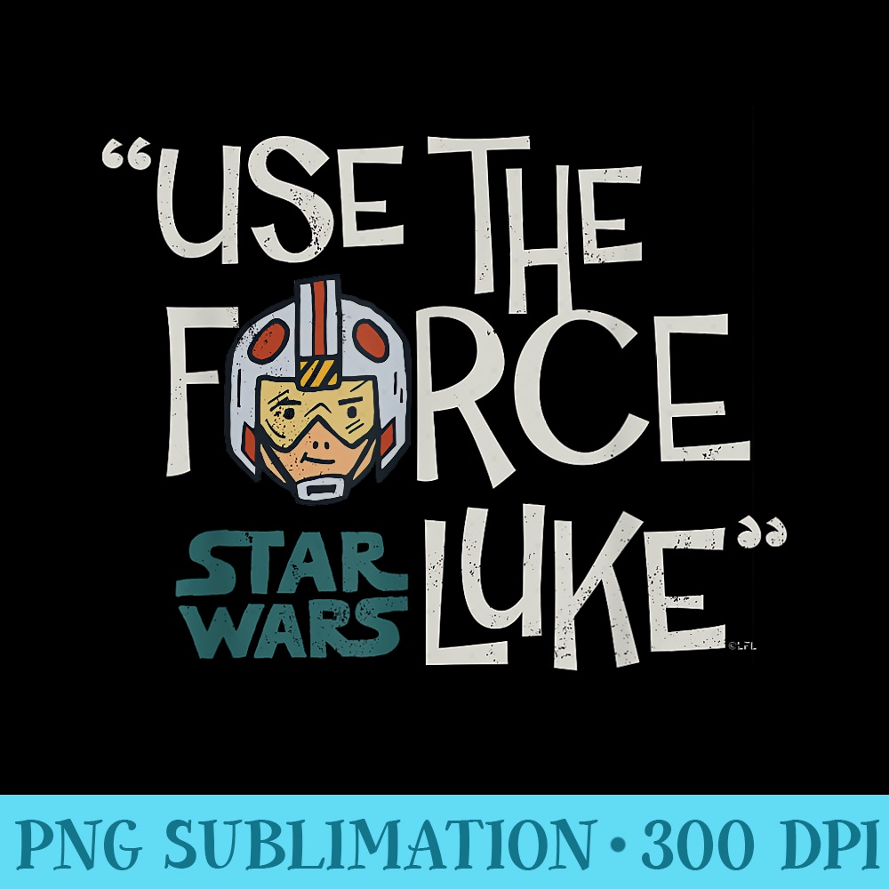 Star Wars Luke Skywalker Use The Force - High Quality PNG fi | Inspire ...