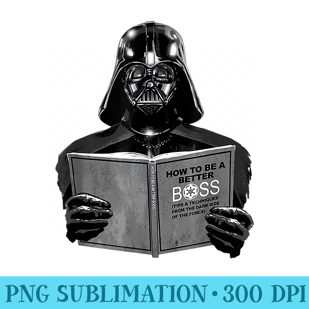 Star Wars Classic Vader Reading How To Be A Better Boss - Un | Inspire ...
