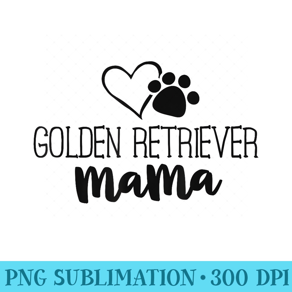 Golden Retriever Mama Dog Owner For Women - Blank Shirt Temp | Inspire ...