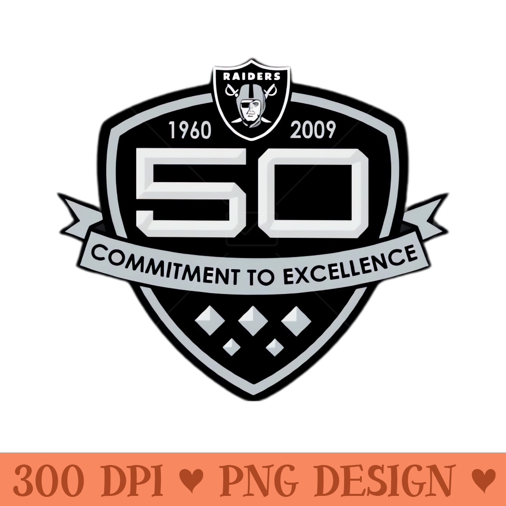Raiders 50th Anniversary Celebration - PNG Vector Download | Inspire Uplift