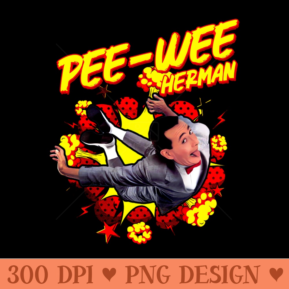 Pee Wee Herman Flying - Download Transparent Image | Inspire Uplift