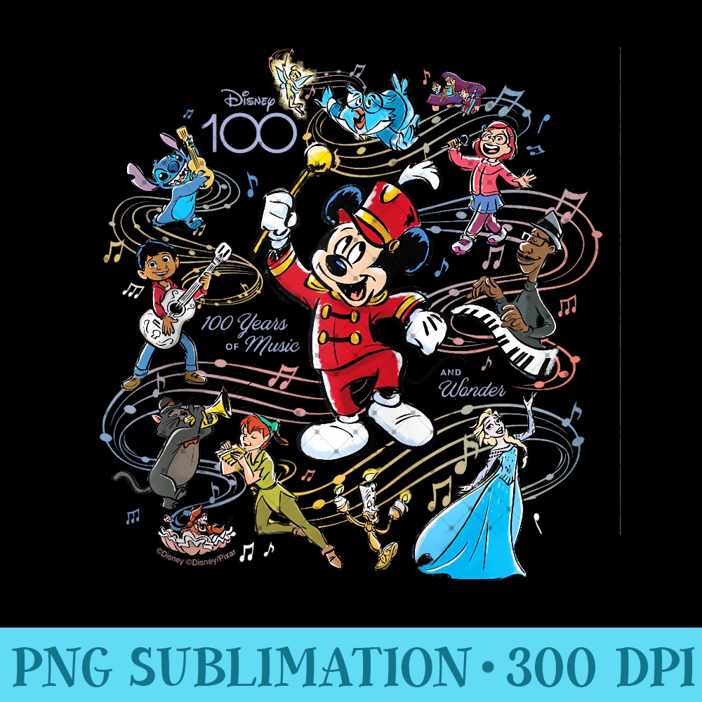 Disney 100 Years of Music and Wonder Mickey Full Color D100 | Inspire ...