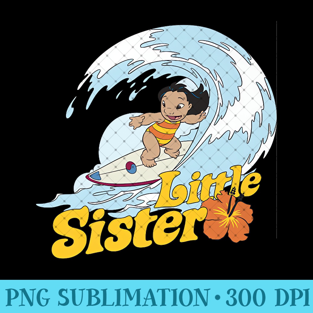 Disney Lilo & Stitch Little Sister Lilo Surfing Premium - Ex | Inspire ...