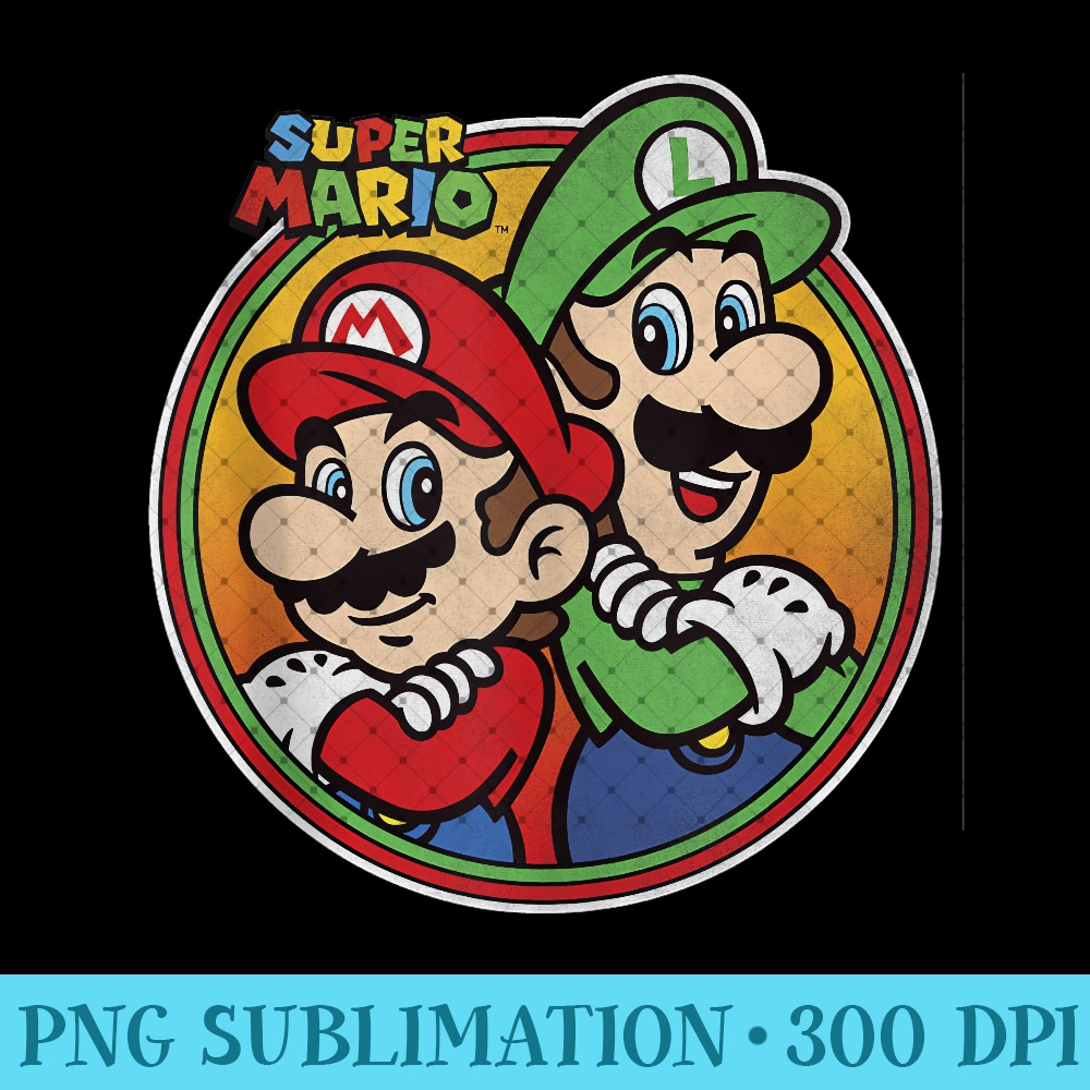 Nintendo Super Mario & Luigi Brothers Circle - PNG Clipart | Inspire Uplift