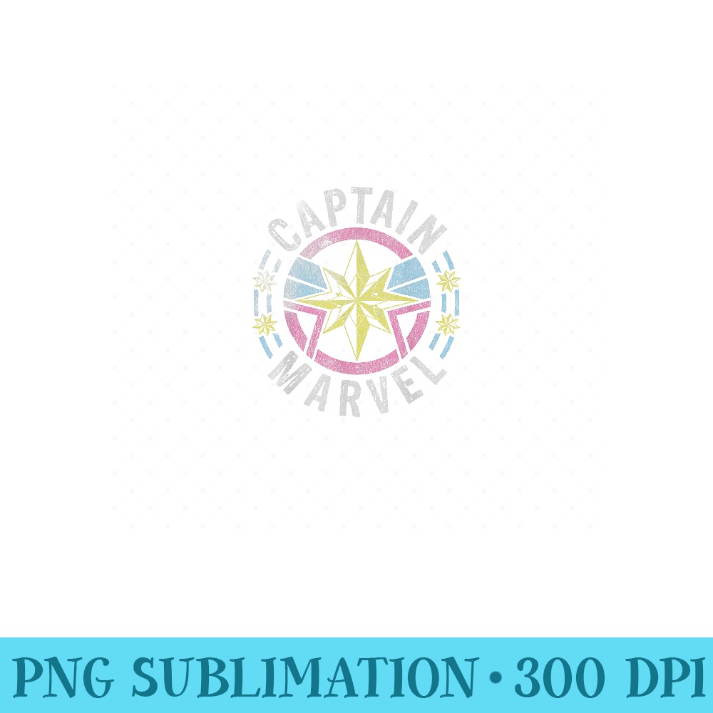 Captain Marvel 90s Style Logo - PNG Download | Inspire Uplift
