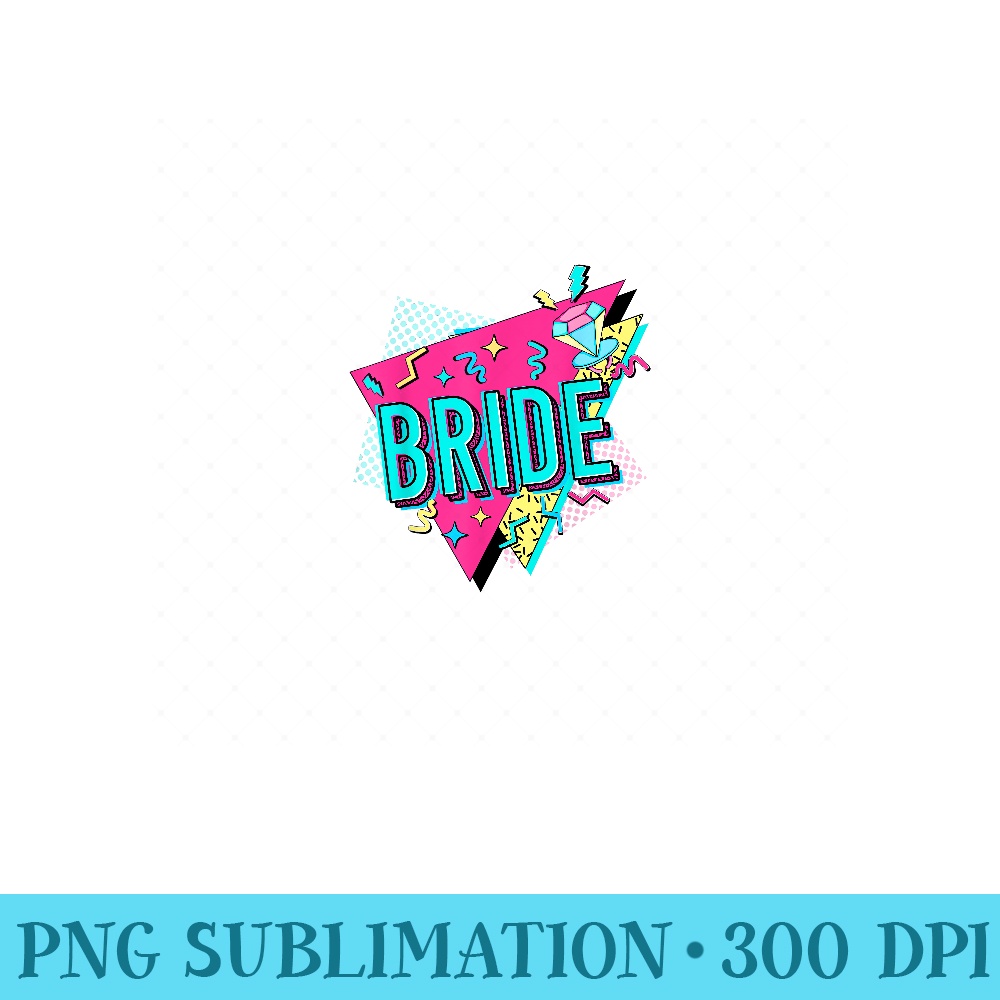 90s Bride Retro Bride of the 90s Bachelorette Party - High Q - Inspire ...