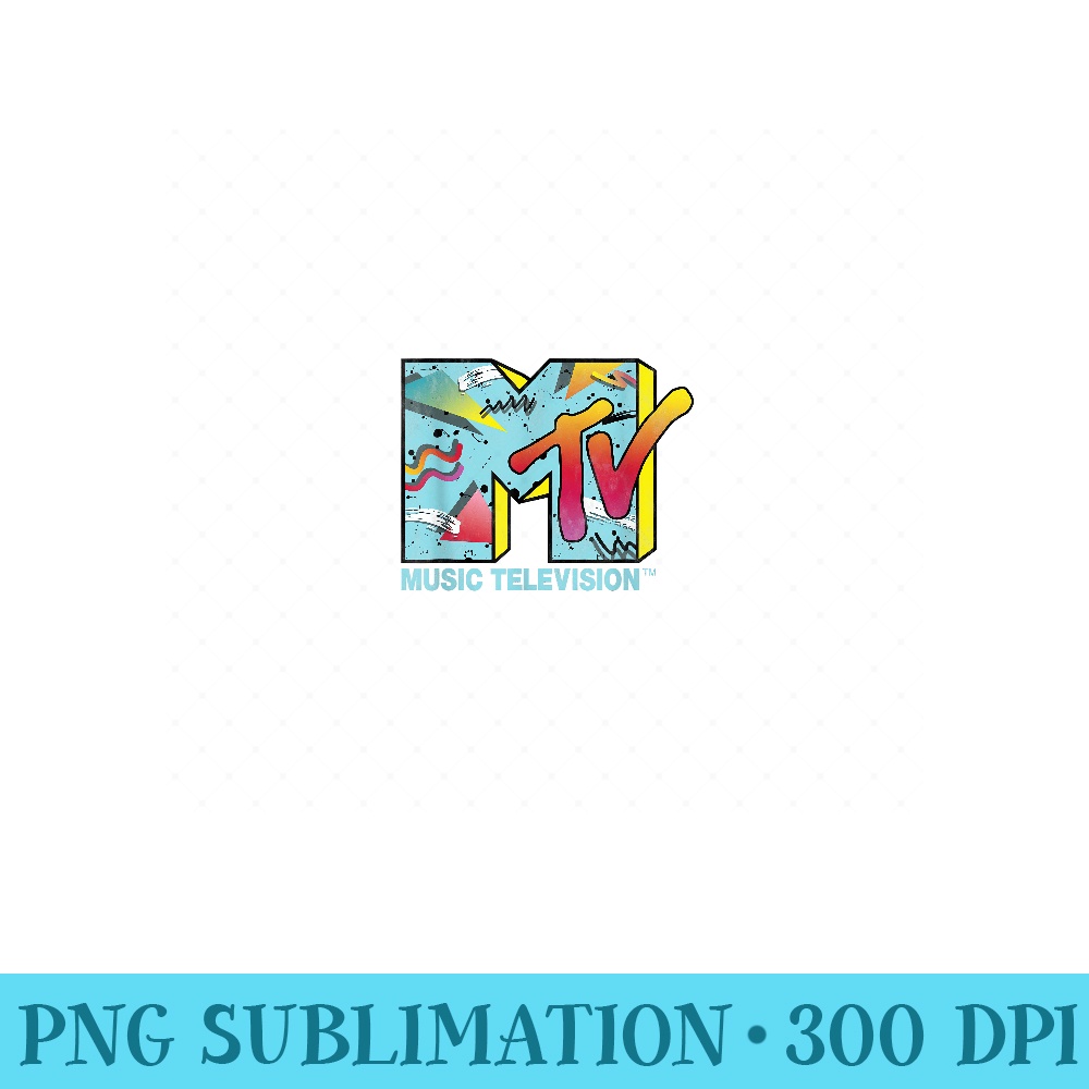 Classic MTV Logo 80s style T s - PNG design downloads | Inspire Uplift