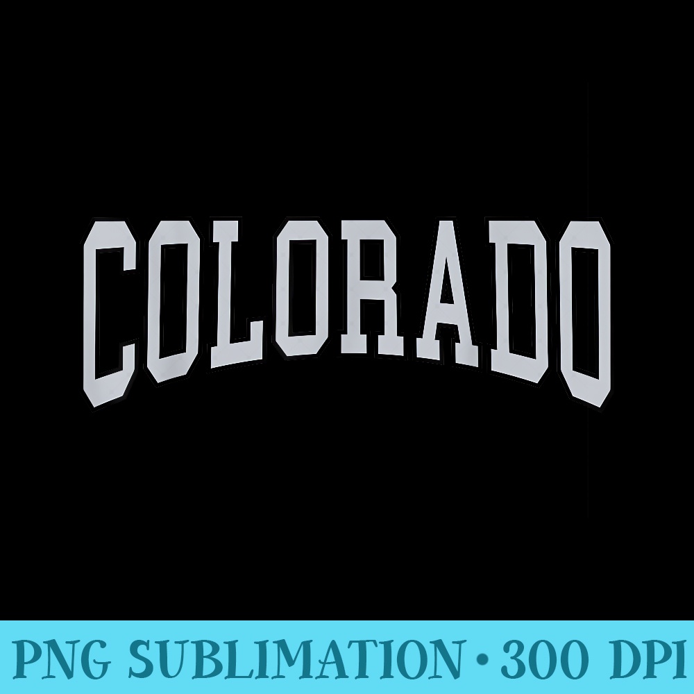 Colorado Text - Printable PNG Images | Inspire Uplift