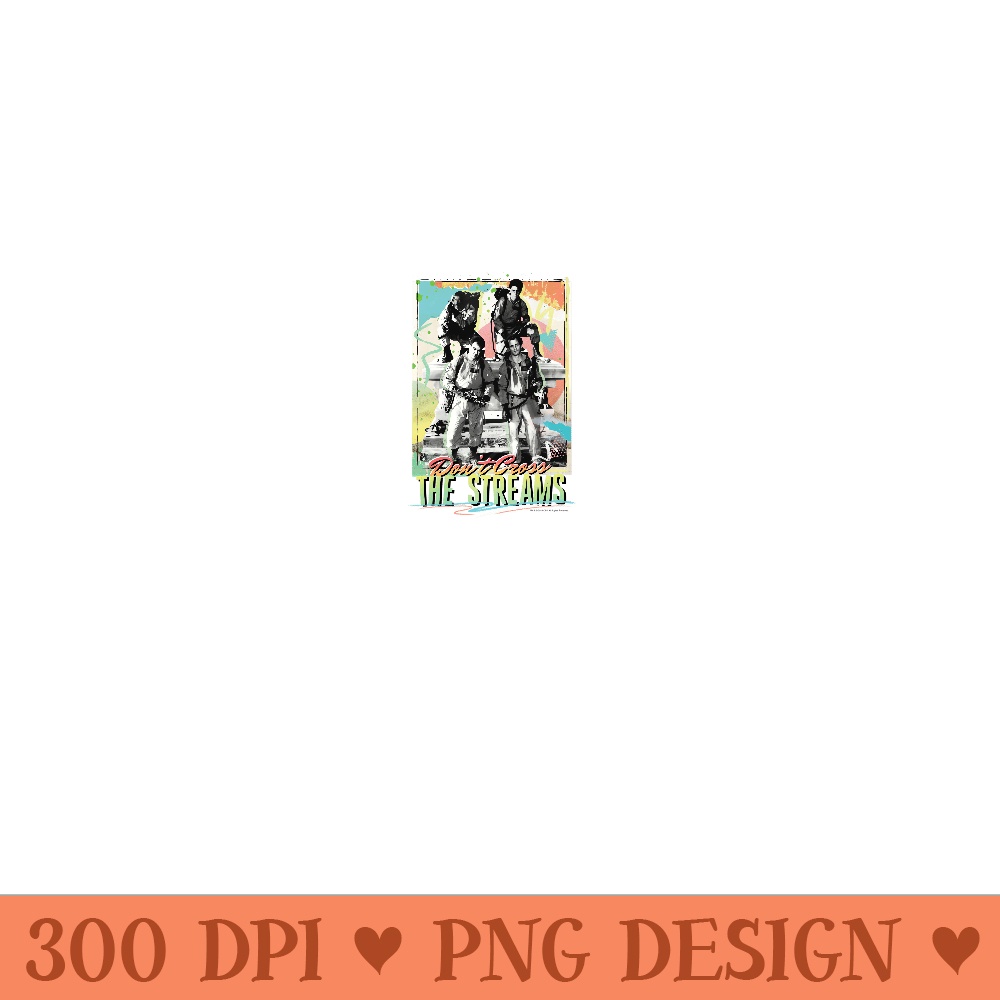 Ghostbusters Pop Graffiti Dont Cross the Streams - PNG Graph | Inspire ...