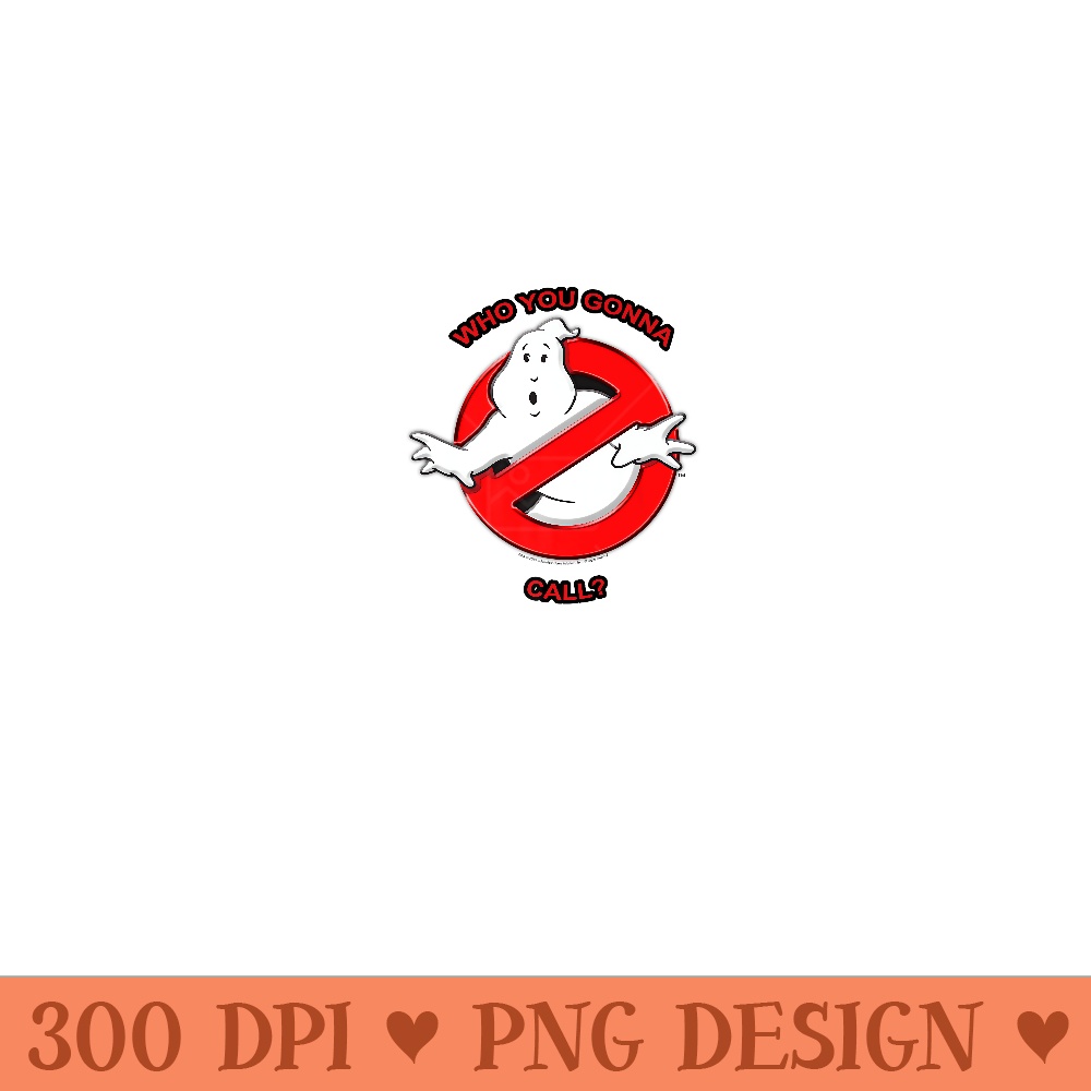 Ghostbusters Who You Gonna Call Logo Premium - PNG Clipart | Inspire Uplift