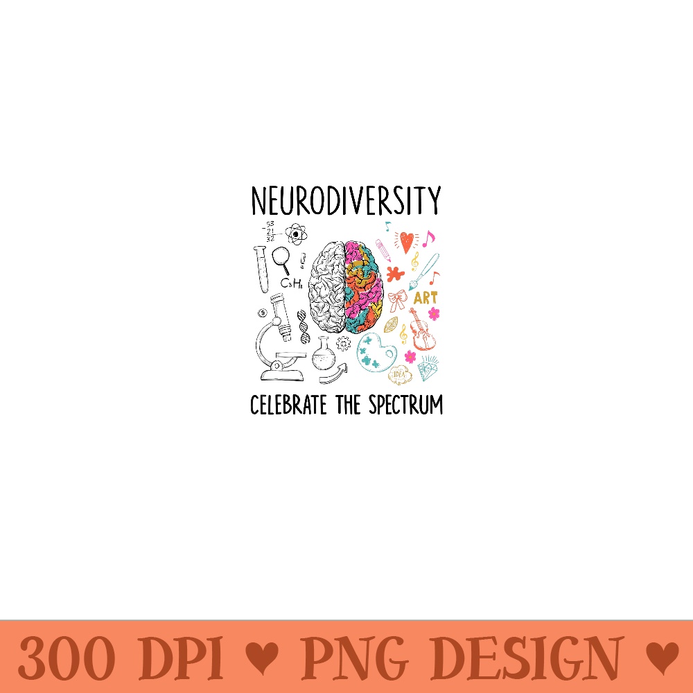 Neurodiversity celebrate the spectrum Brain Autism Awareness - Inspire ...