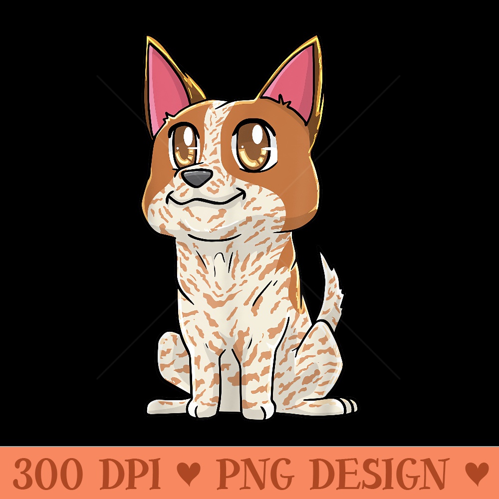 Red Heeler Kawaii - Vector PNG download | Inspire Uplift