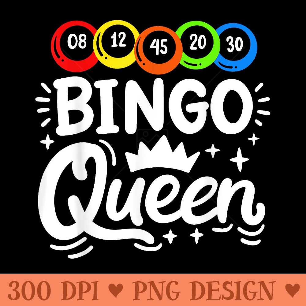 Bingo Queen - Transparent PNG Clipart | Inspire Uplift