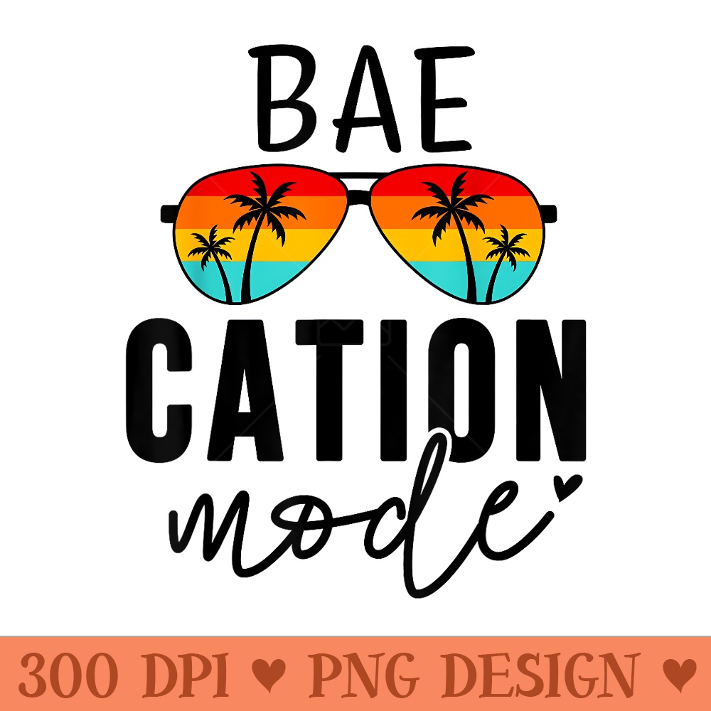 Vacation Summer Cute Couples Matching Baecation Mode - Vecto | Inspire ...