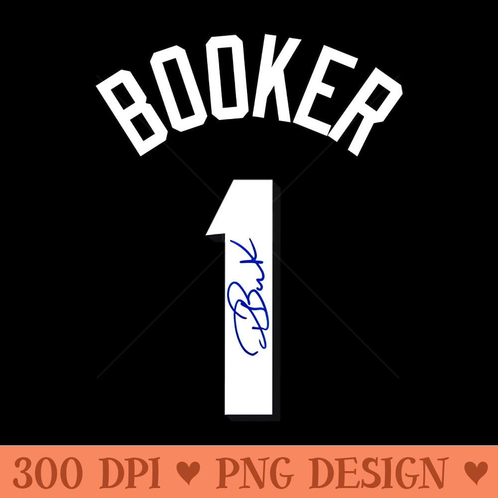 Booker Signed - PNG download for graphic design | Inspire Uplift