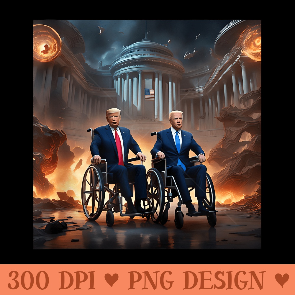 Funny Bipartisan Trump Biden - PNG design assets | Inspire Uplift