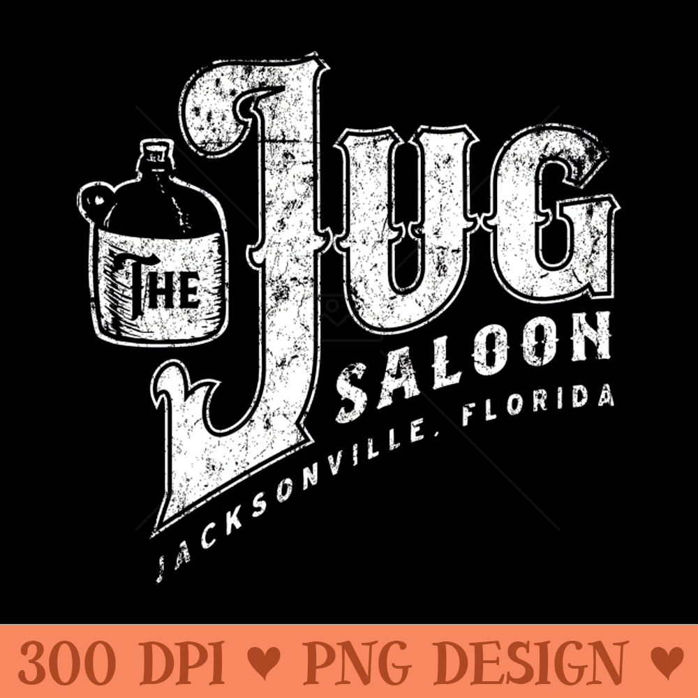 The Jug Saloon - Printable PNG Graphics | Inspire Uplift