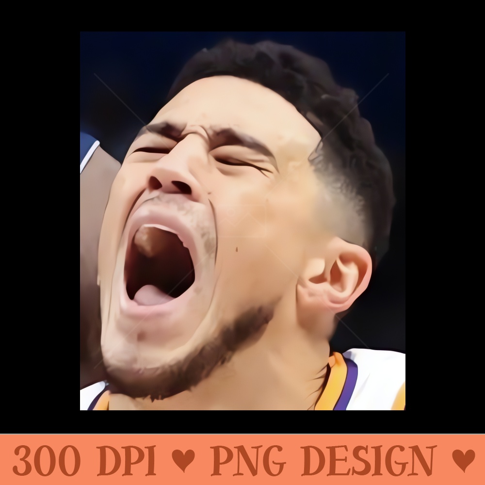 Phoenix Suns Crying Devin Booker Flop - Digital PNG Artwork | Inspire ...