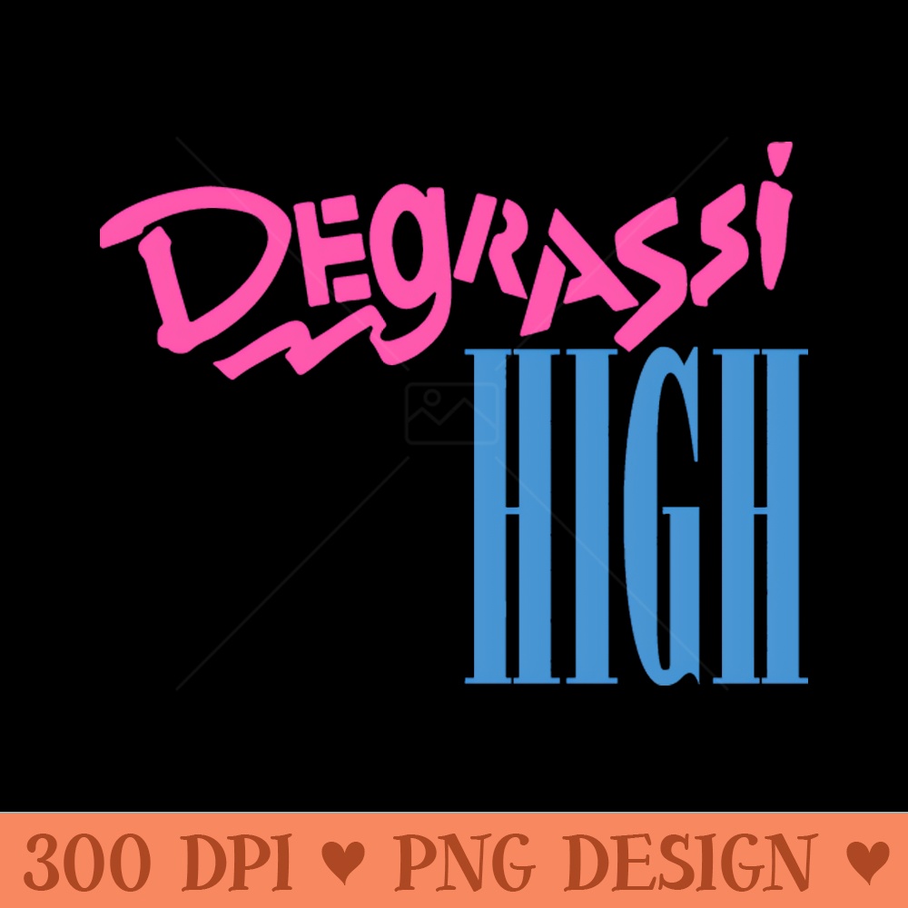 Degrassi High Logo - High Quality PNG Clipart | Inspire Uplift