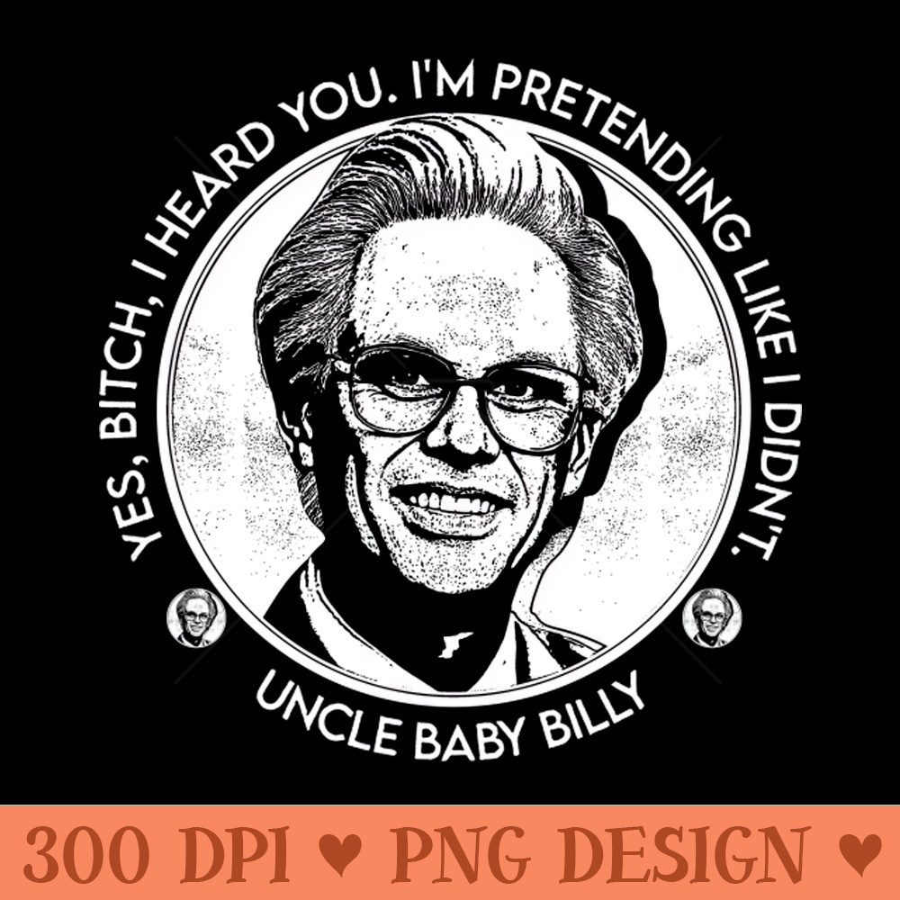 BABY BILLY SMILE WHITE - Digital PNG Downloads | Inspire Uplift