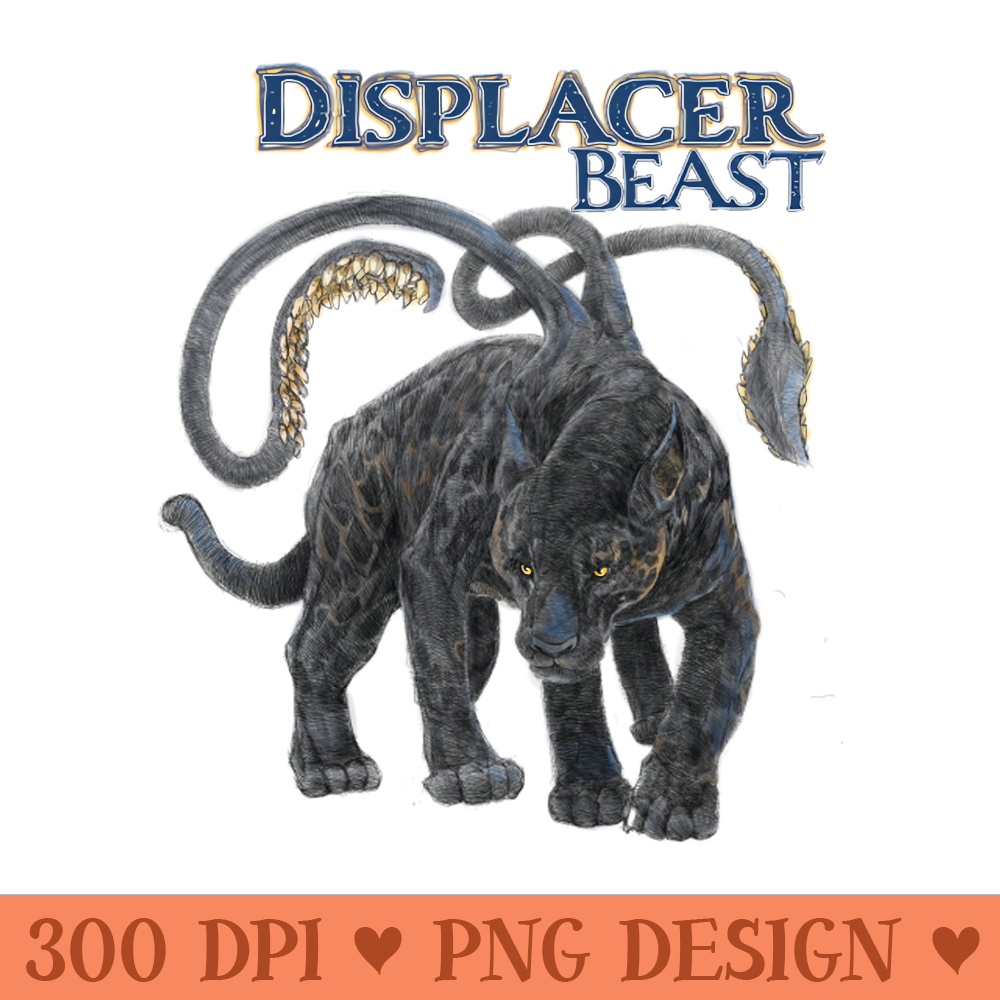 Displacer Beast - Unique PNG Artwork | Inspire Uplift