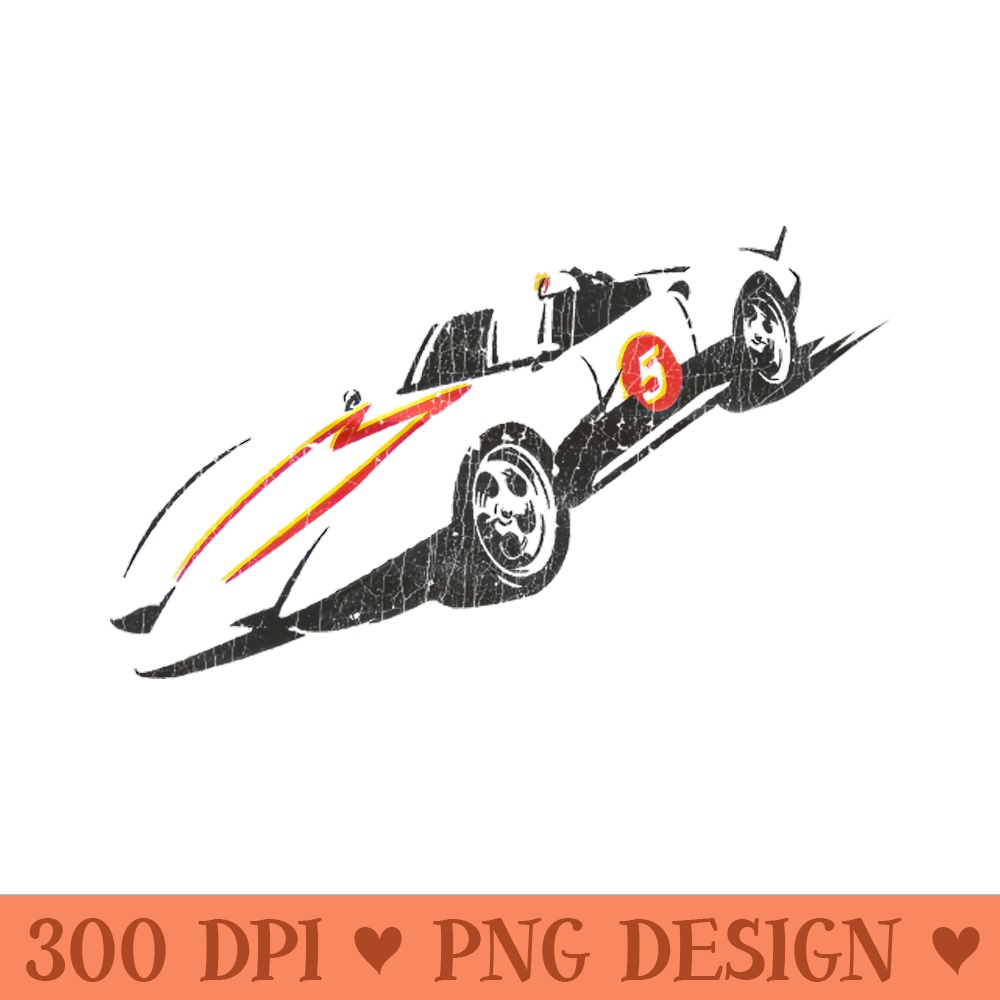 VINTAGE Speed Racer - Printable PNG Graphics | Inspire Uplift