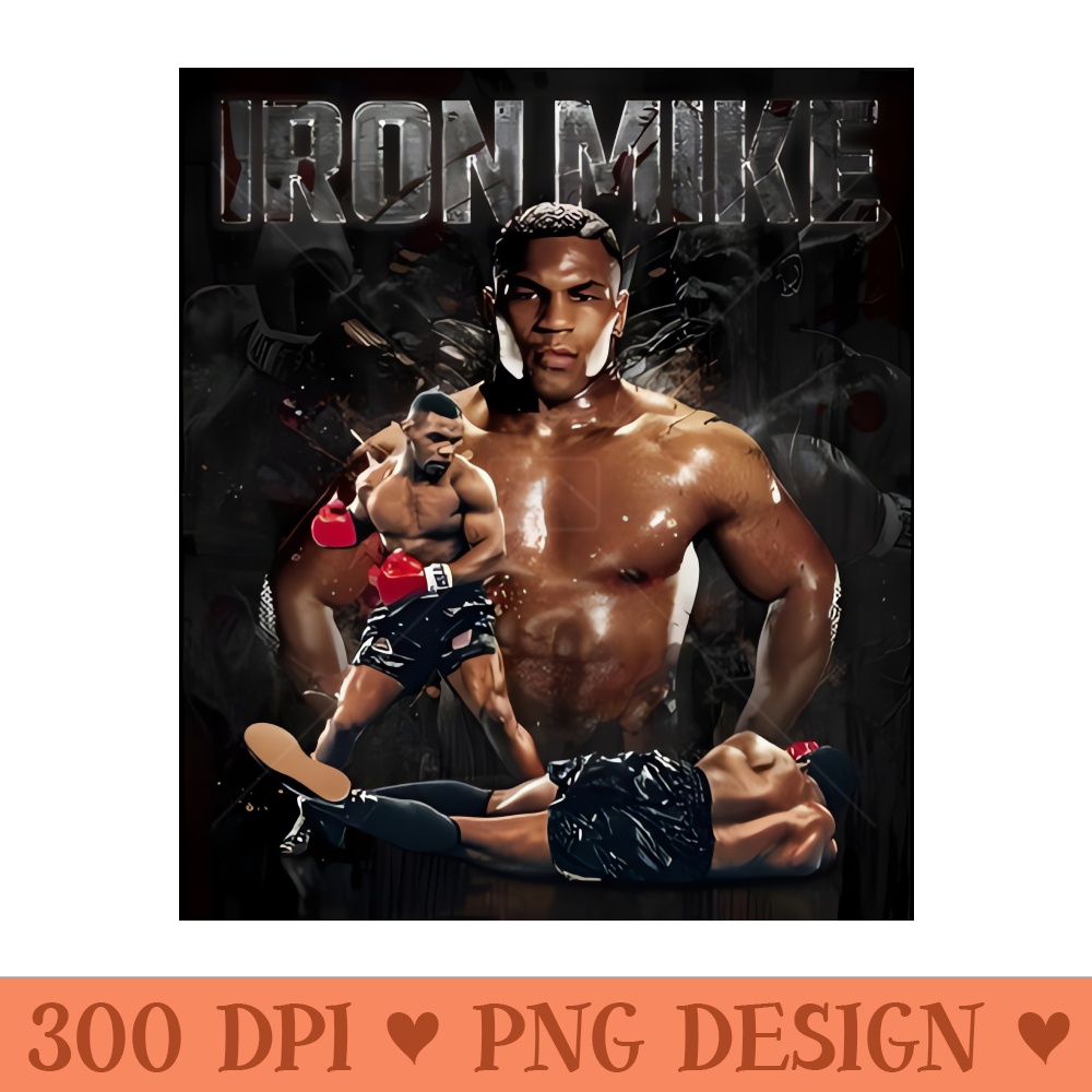 The Legend Iron Mike Tyson - PNG Art Files | Inspire Uplift