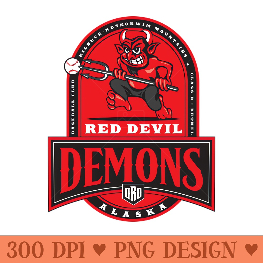 Red Devil Alaska Demons - Transparent PNG download - Inspire Uplift