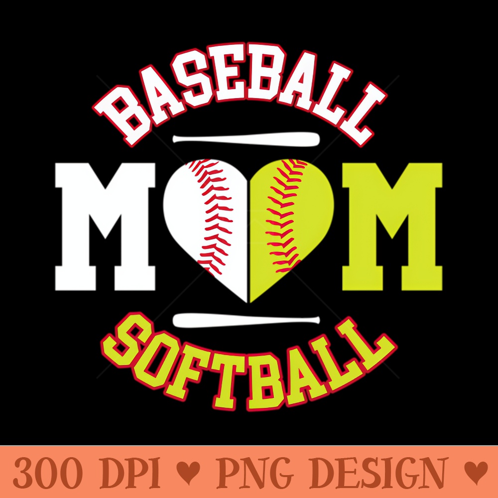 Softball Baseball Mom Ball Mom - PNG download with transpare | Inspire ...