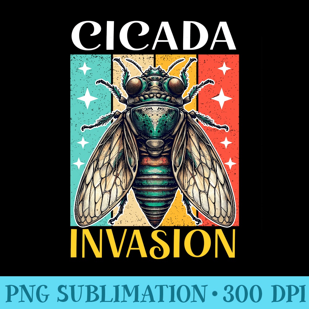 Funny Cicadas Invasion 2024 Brood Bug Lover Entomologist - U | Inspire ...