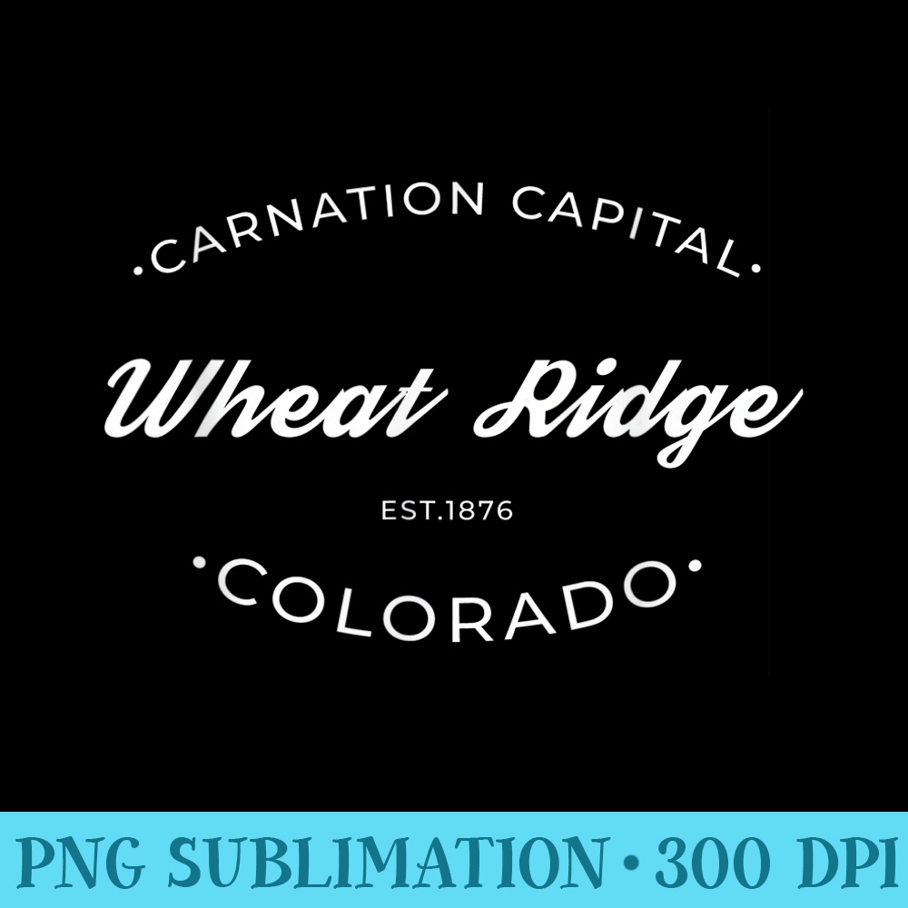 Wheat Ridge Colorado Carnation Capital Retro Logo - PNG desi | Inspire ...